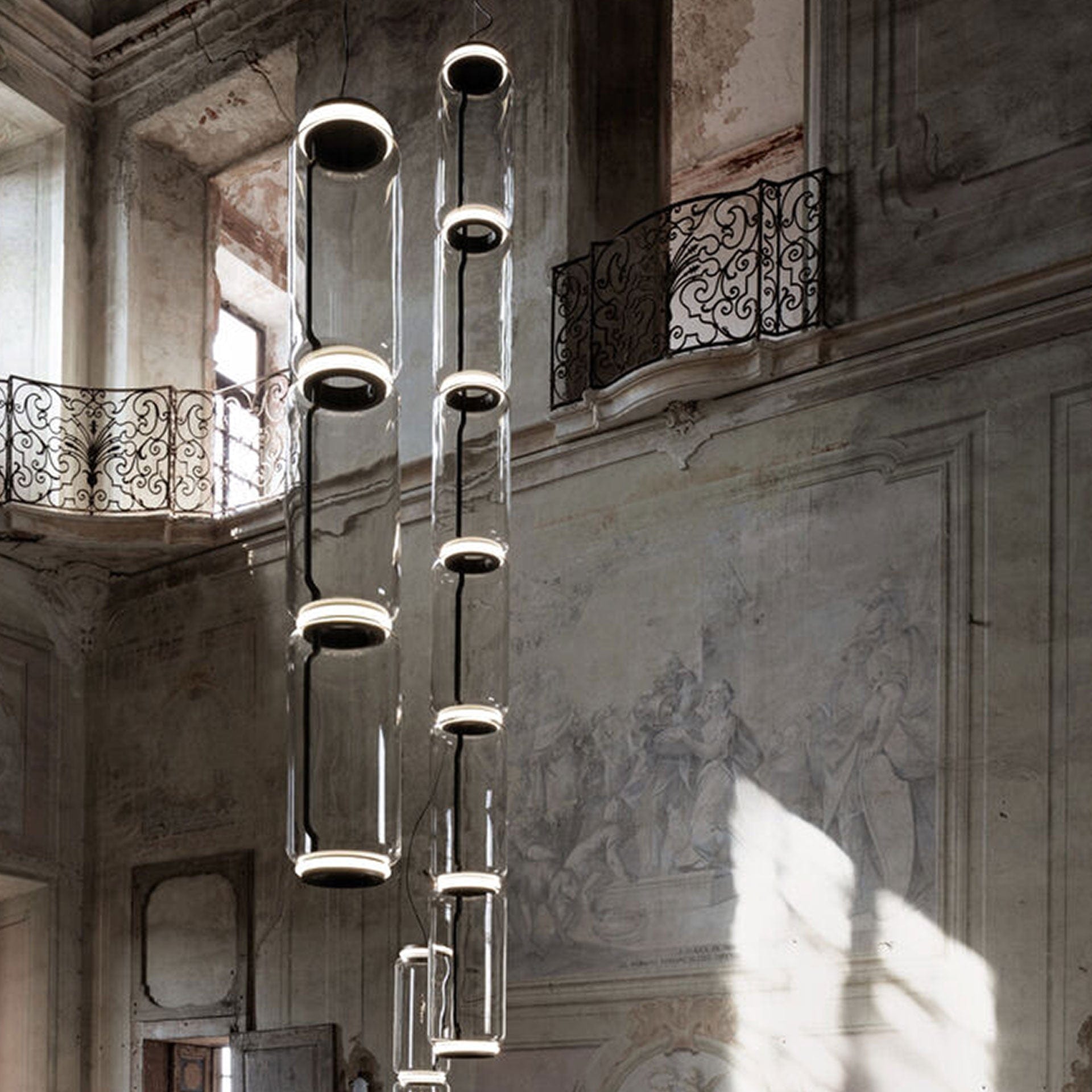 Flos Noctambule Low Cylinder Suspension Lamp – Agati.it