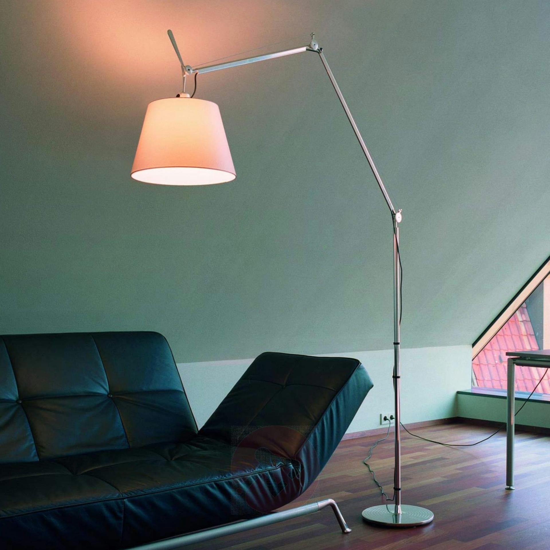 Artemide Tolomeo Mega Floor Lamp with Parchment Diffuser – Agati.it